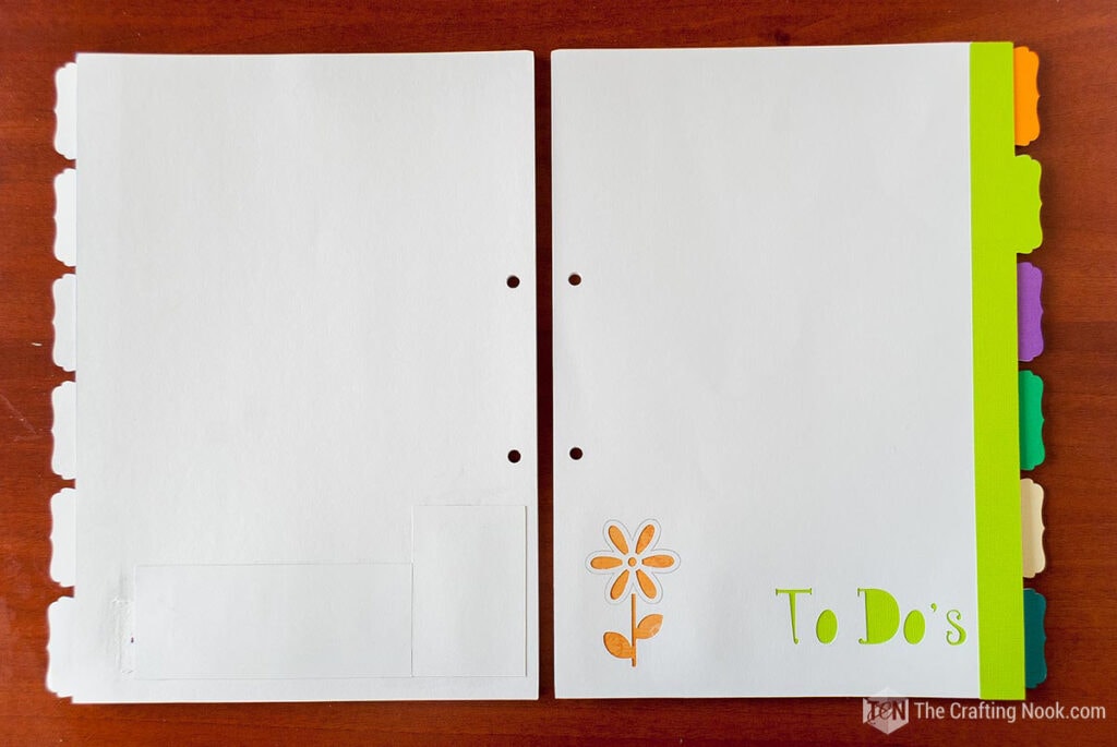 DIY Binder Dividers + Free Cut Files - The Crafting Nook