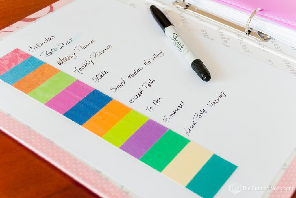 DIY Binder Dividers + Free Cut Files - The Crafting Nook