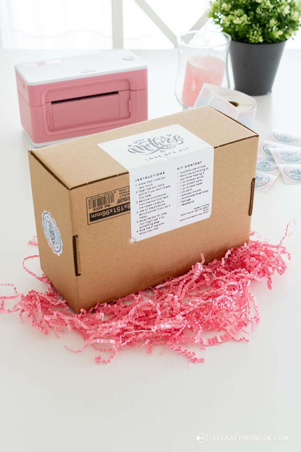 Relaxing DIY Spa Kit for Mother's Day - The Crafting Nook